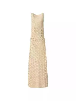 Fabiana Filippi Knitted Maxi Dress - Neutrals