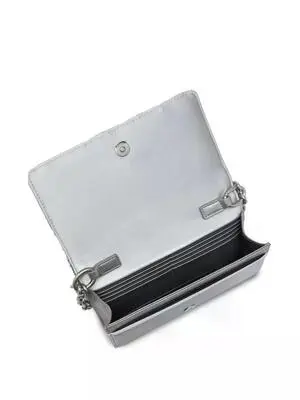 DIESEL® Quilted Chain-strap Mini Bag - Silver