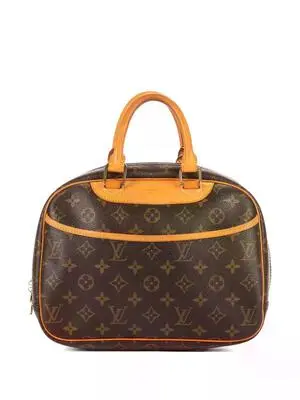LOUIS VUITTON Trouville Monogram Top-handle Tote Bag - Brown