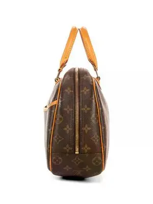 LOUIS VUITTON Trouville Monogram Top-handle Tote Bag - Brown
