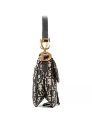 Dior Saddle Oblique Shoulder Bag - Blue
