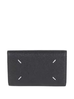 MAISON MARGIELA Leather Card Holder - Black