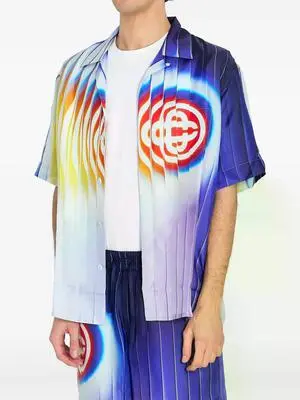 Casablanca Shockwave Silk Shirt - Blue