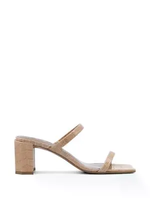 By Far Tanya Square-toe Heeled Sandals