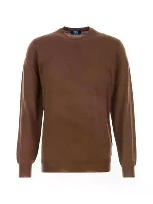Fedeli Wool Sweater - Brown