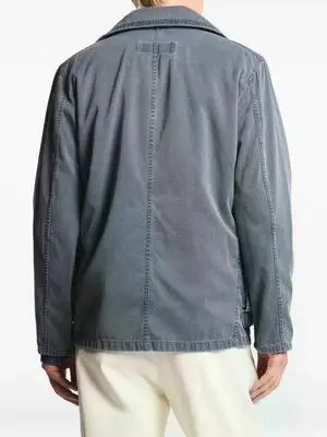 FAY Toggle Collared Jacket - Blue