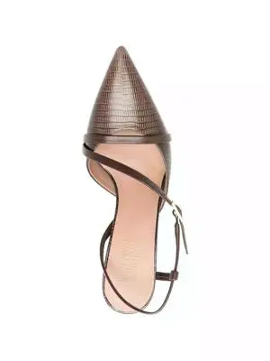 MALONE SOULIERS Point-toe Strappy Pumps