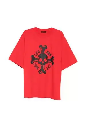 LỰU ĐẠN Skull-print T-shirt
