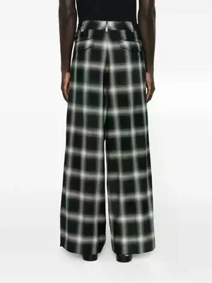 LỰU ĐẠN Checked Trousers
