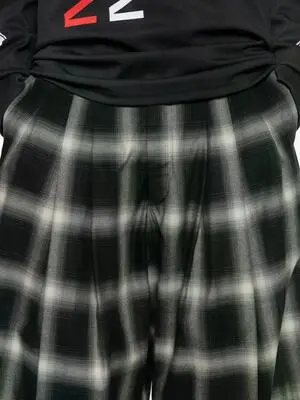 LỰU ĐẠN Checked Trousers