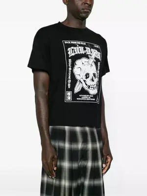 LỰU ĐẠN Skull-print T-shirt