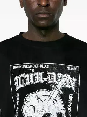 LỰU ĐẠN Skull-print T-shirt