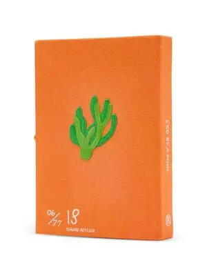 OLYMPIA LE-TAN Appliqué Clutch - Orange