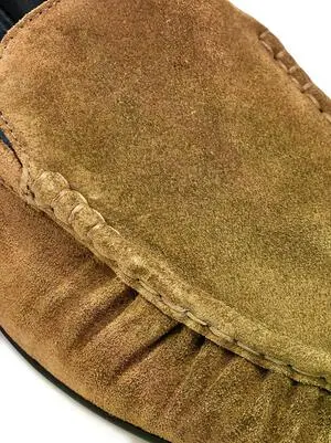 Vince Suede Moccasin Toe Mules - Brown