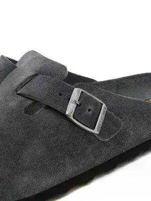 BIRKENSTOCK Buckle-strap Slippers - Grey