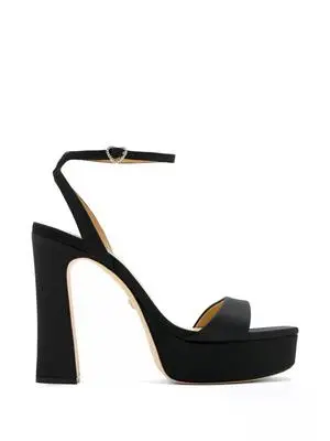 Badgley Mischka Caia Platform Heel Sandals - Black