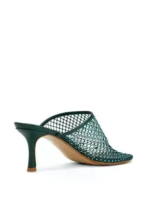 Senso Crystal-embellished Mules - Green
