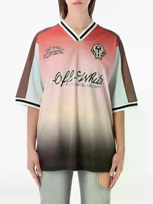 Off-White Soccer V-neck T-shirt