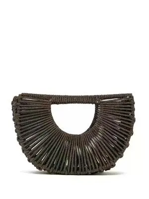 HIBOURAMA Demetra Crystal-studded Tote Bag - Grey