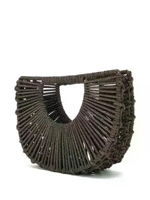 HIBOURAMA Demetra Crystal-studded Tote Bag - Grey