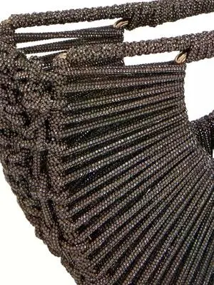 HIBOURAMA Demetra Crystal-studded Tote Bag - Grey