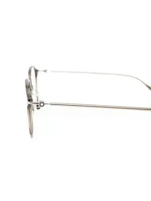 Montblanc Round-frame Eyeglasses - Brown