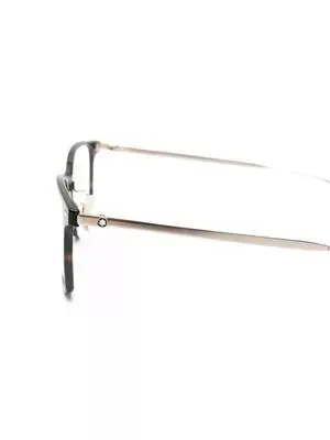Montblanc Rectangle-frame Eyeglasses - Brown