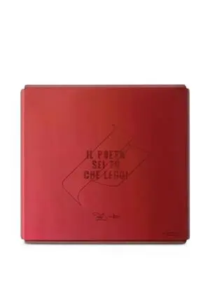 KNINDUSTRIE Storm Lettering-print Tray - Red