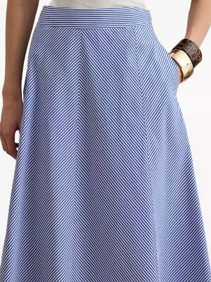 Ralph Lauren Striped A-line Skirt