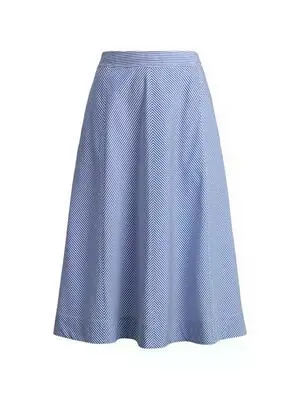 Ralph Lauren Striped A-line Skirt