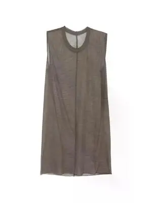 Rick Owens Round-neck Sleeveless Top - Brown