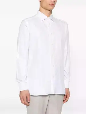 Zegna Buttoned Shirt - White