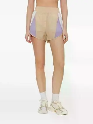 EA7 Logo-patch Colour-block Shorts