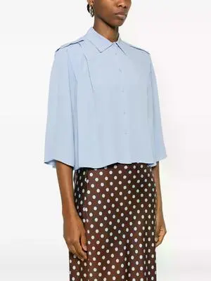 TWINSET Button Shoulder Blouse