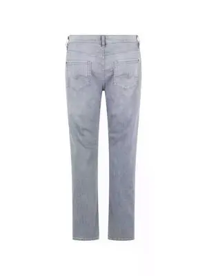 7 For All Mankind Faded Slim-fit Jeans - Grey