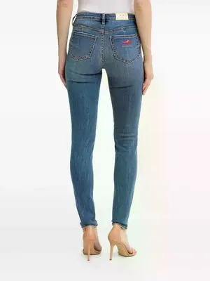 Armani Exchange Logo-embroidered Jeans