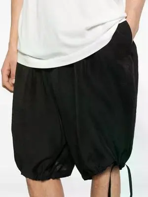 Yohji Yamamoto Drawstring Hem Shorts