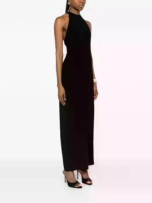 Norma Kamali Halterneck Maxi Dress