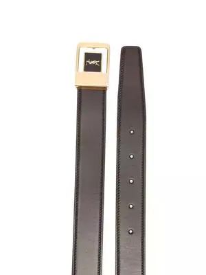 Saint Laurent Buckle-logo Belt