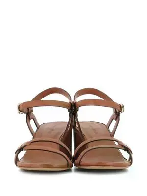 DEL CARLO Strappy Sandals - Brown