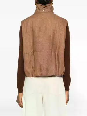 Herno Funnel-neck Zip Gilet