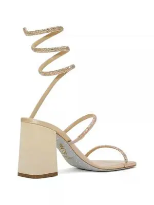 Rene Caovilla Cleo Crystal-embellished Spiral-strap Sandals