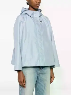 FAY Hooded Zip-fastening Jacket - Blue
