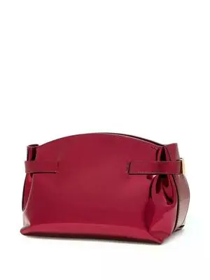 FERRAGAMO Hug Clutch With Crystal Embellishments