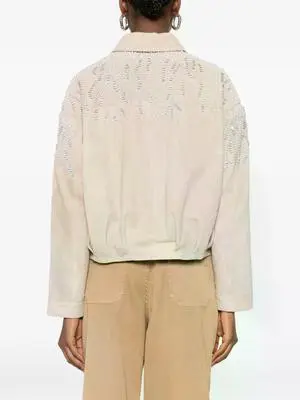 SWORD 6644 Embellished Bomber Jacket