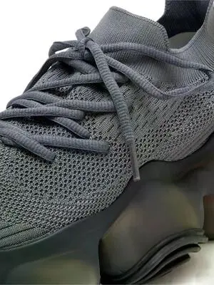 GROUNDS Lace-up Matte Sneakers - Grey