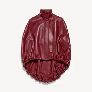Balenciaga Short Lambskin Cape