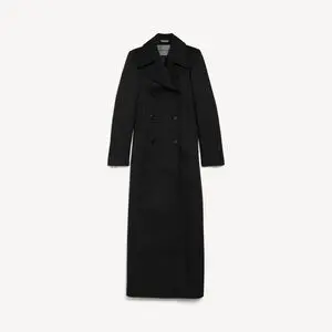 Balenciaga Long Trench Coat - Black