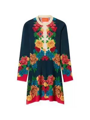 La DoubleJ Mini Swing Floral-print Dress