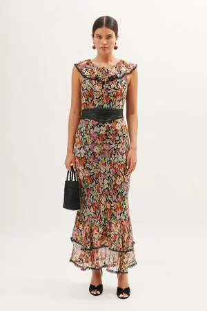 Rixo Aliana Vintage Floral Dress